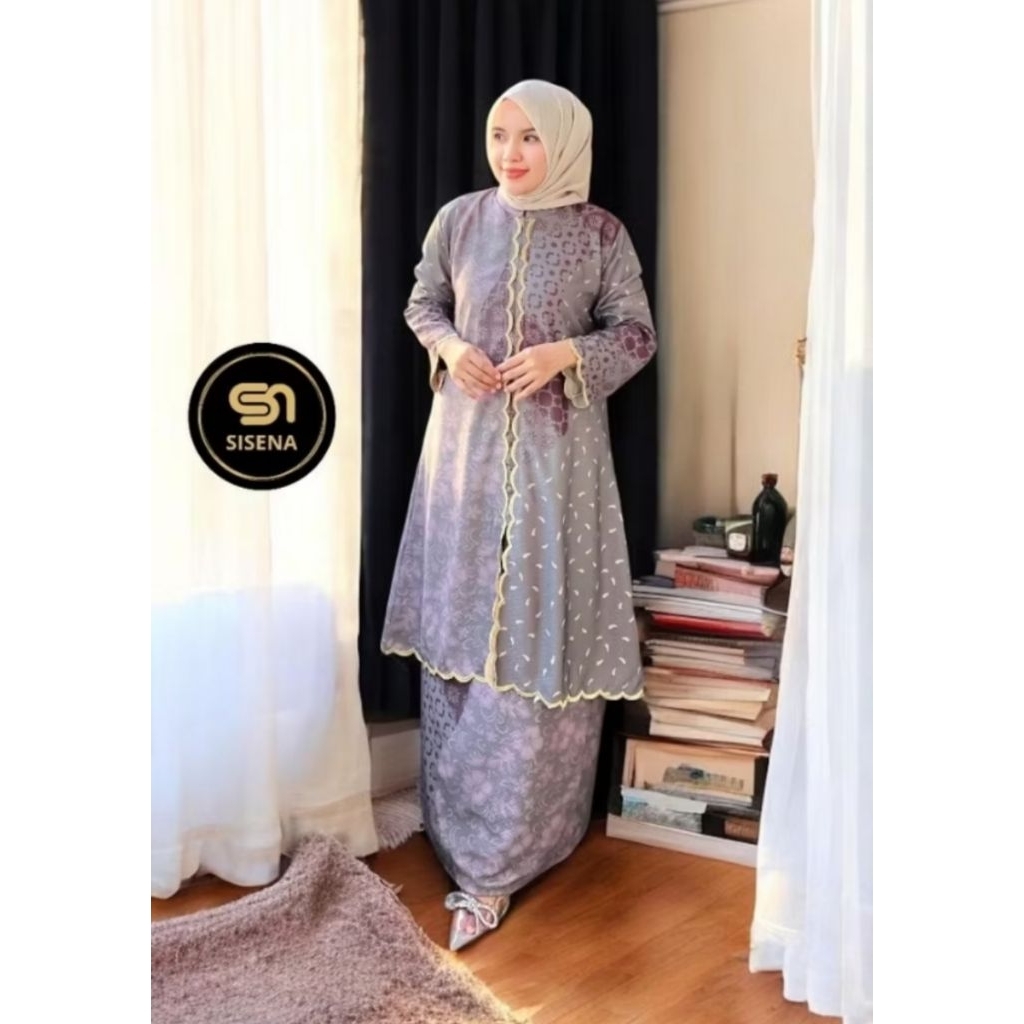 Jual One Set Batik Mayang Sari Tenun Sutra Dobby | Shopee Indonesia