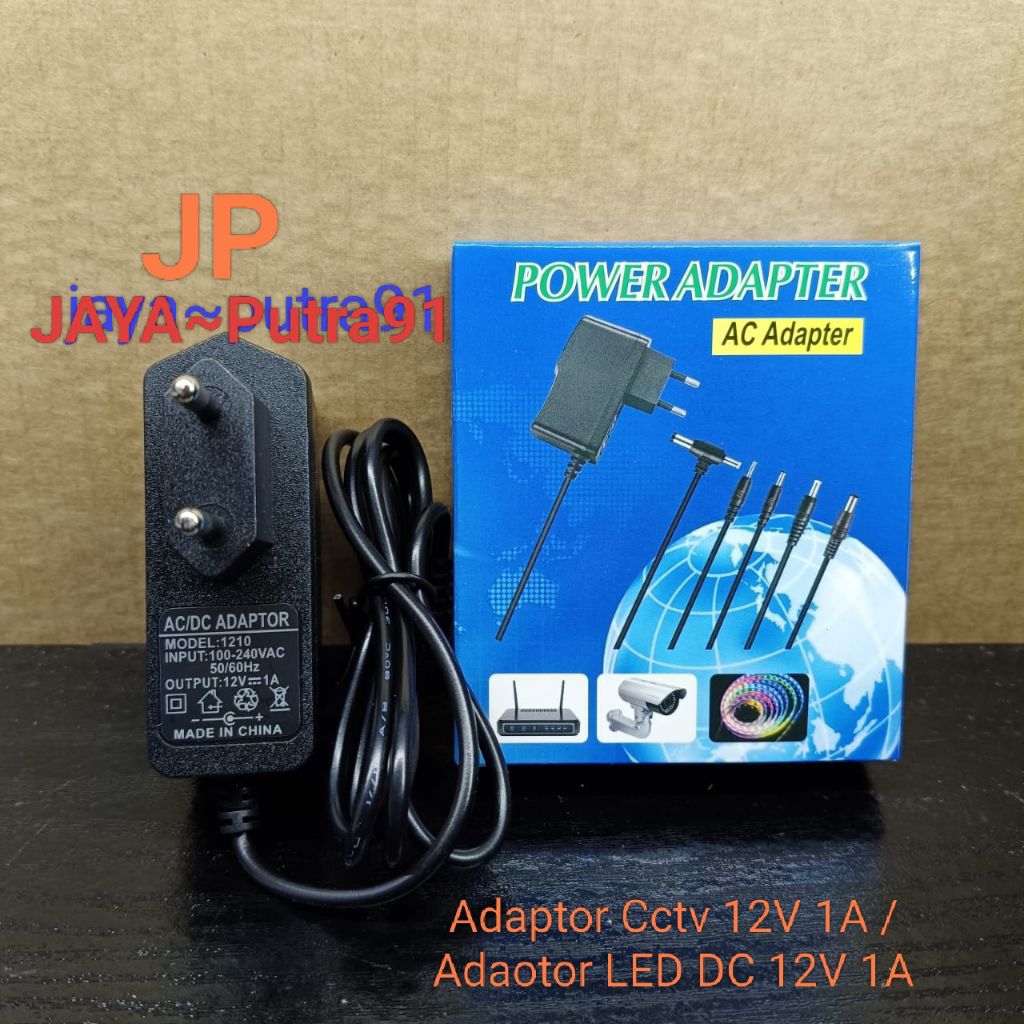 Jual Adaptor Cctv 12V 1A / Adaotor LED DC 12V 1A | Shopee Indonesia