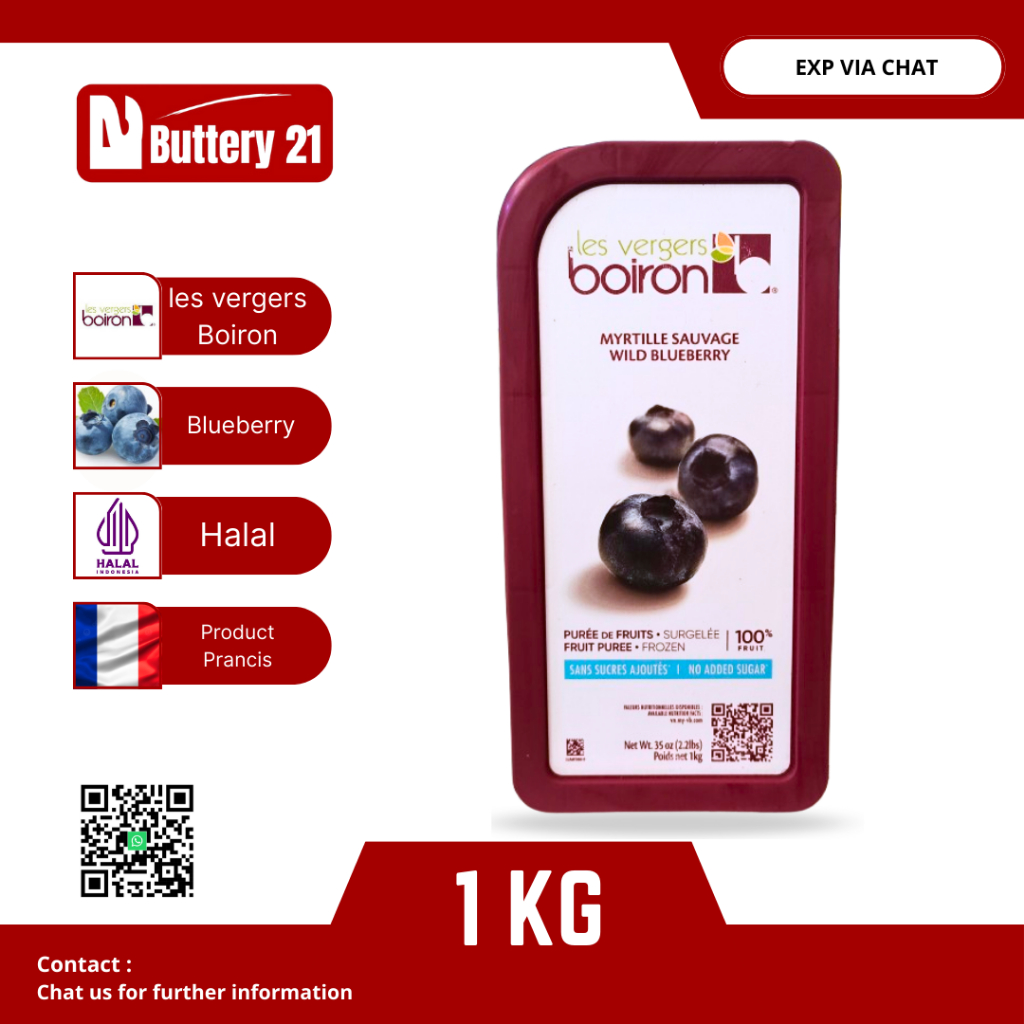 Jual BOIRON PURE FROZEN/BOIRON BLUEBERRY 1 KG/BOIRON STRAWBERRY 1 KG ...