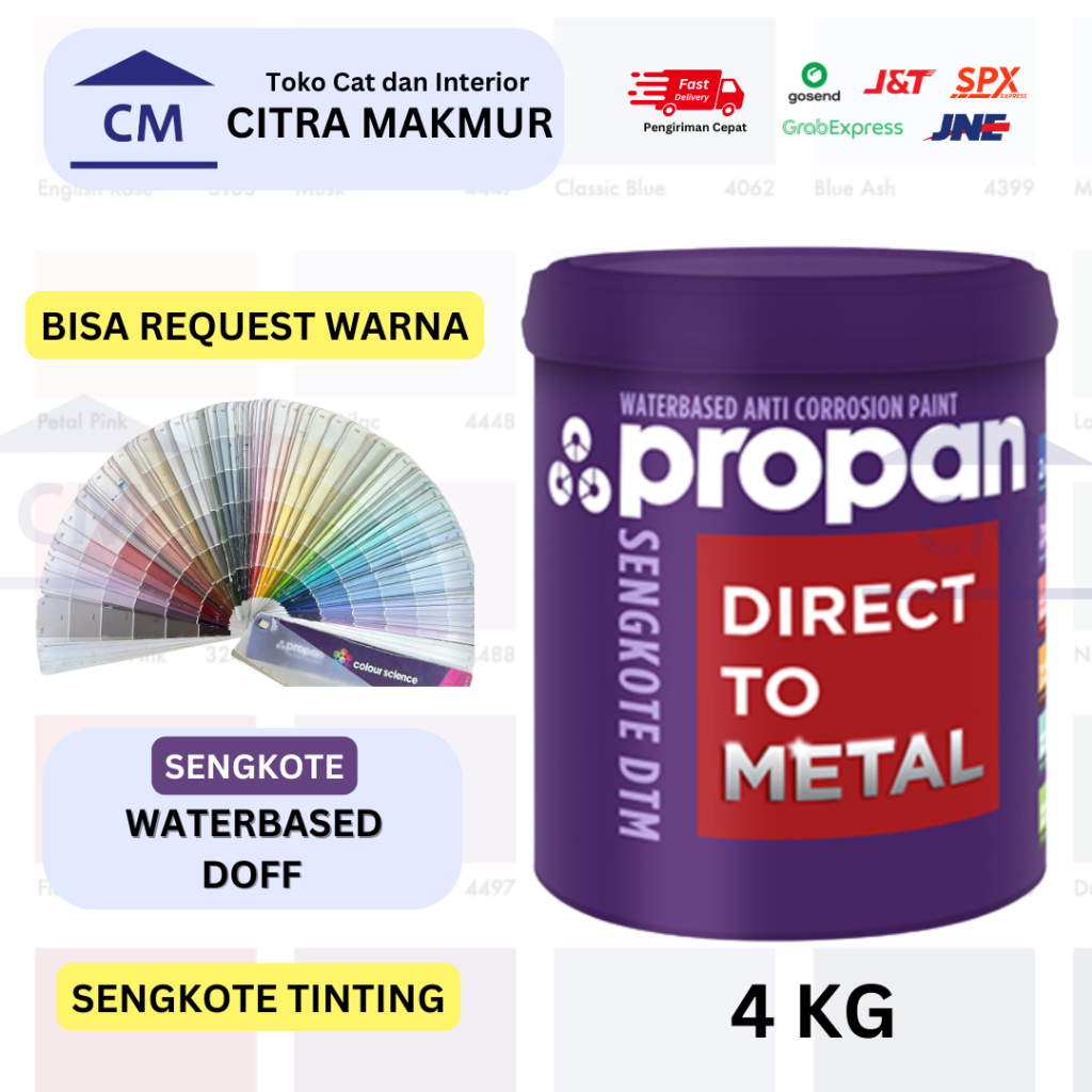 Jual Propan Sengkote - 4 Kg (BISA REQUEST DAN CUSTOM WARNA) (Cat untuk ...