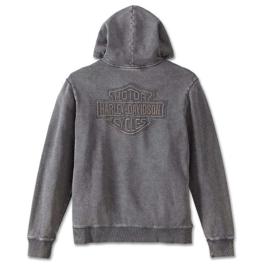 Jual HOODIE HARLEY-DAVIDSON MEN'S KICKSTART BLACKENED PEARL JACKET ...