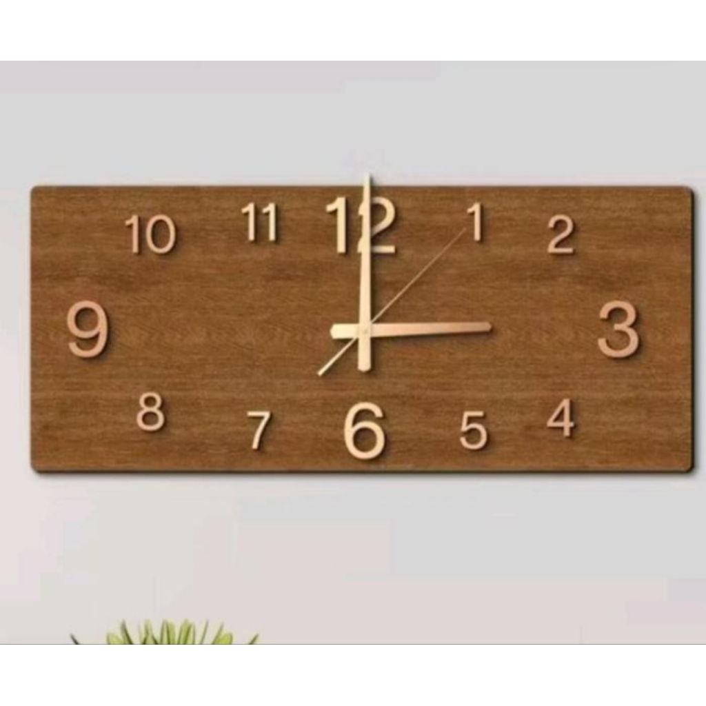 Jual jam dinding 80 x 45 cm custom ukuran | Shopee Indonesia