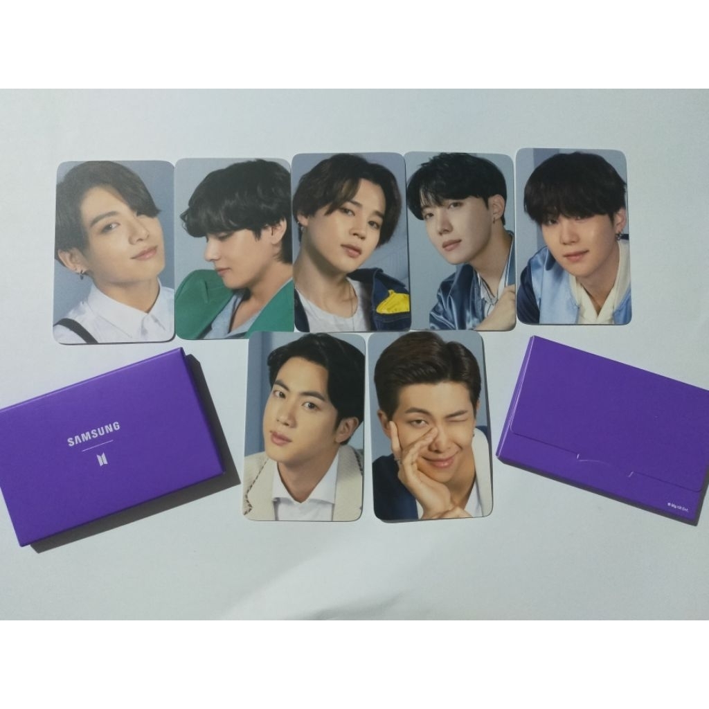 Jual Photocard BTS X Samsung Official (Isi 7 Pcs) | Shopee Indonesia