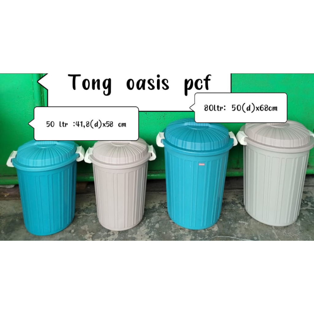 Jual Tong Oasis Pacific 80 Liter & 50 Liter / Tong Oasis / Tong ...