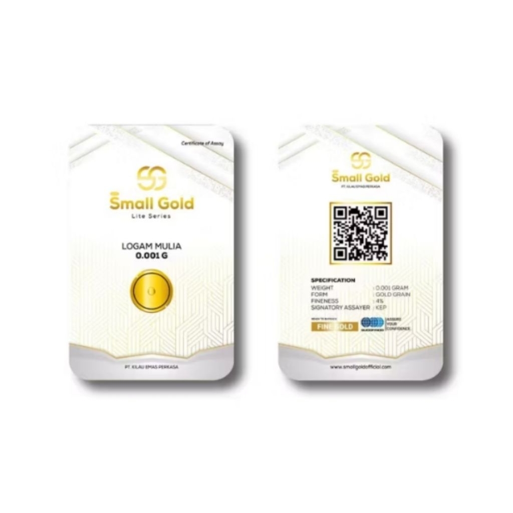 Jual Emas mini 0.001gram Lite Series Mini Gold | Shopee Indonesia