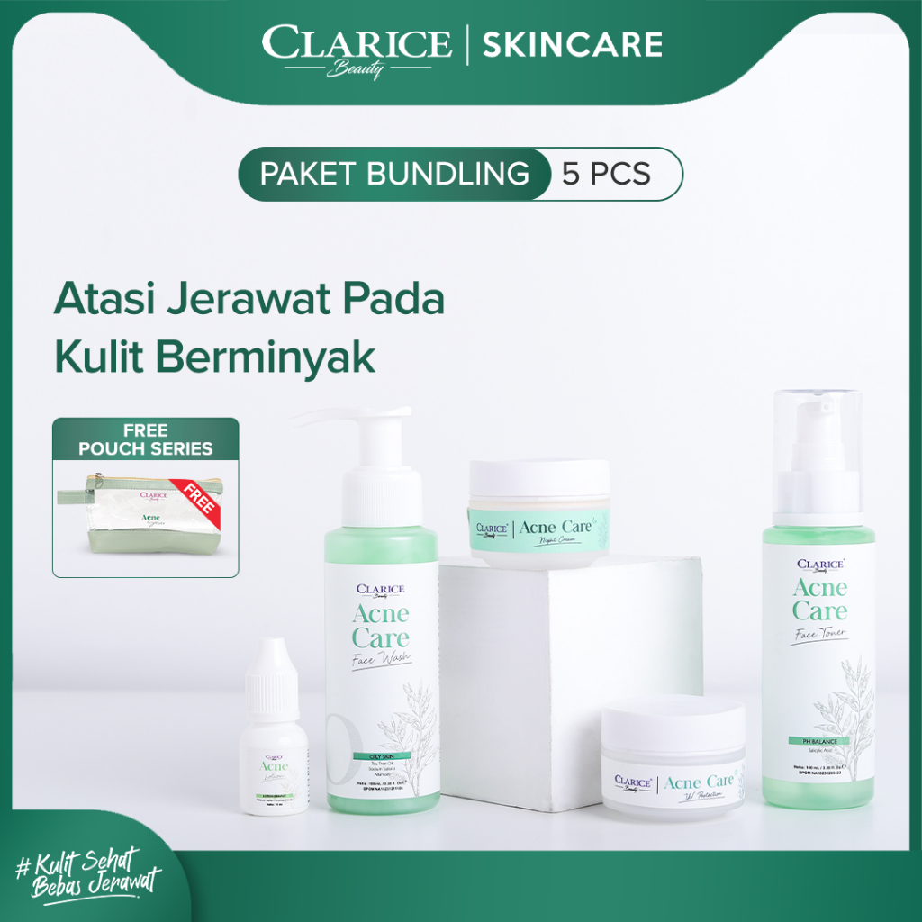 Jual CLARICE Beauty | Acne Care Oily Skin Series | Formula Paket ...
