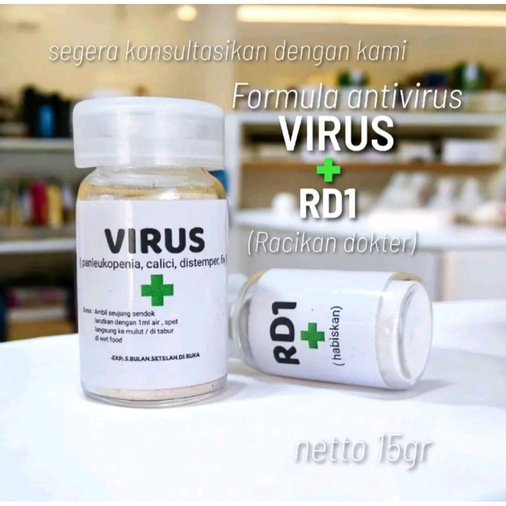 Jual Obat Antivirus Kucing Obat Virus Calici Penleukopenia Kucing Obat ...