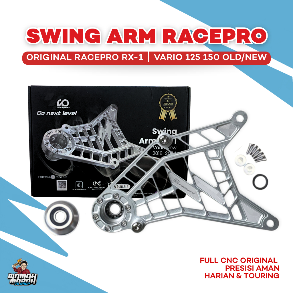 Jual SWING ARM RACEPRO RX 1 VARIO 125 150 SWING ARM FULL CNC VARIO NEW ...