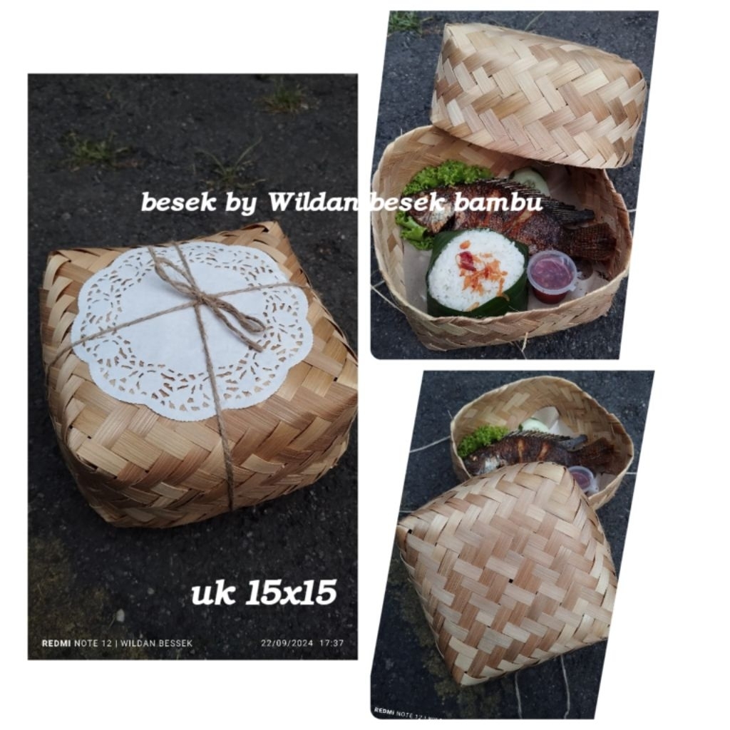 Jual besek bambu 15x15 || | Shopee Indonesia