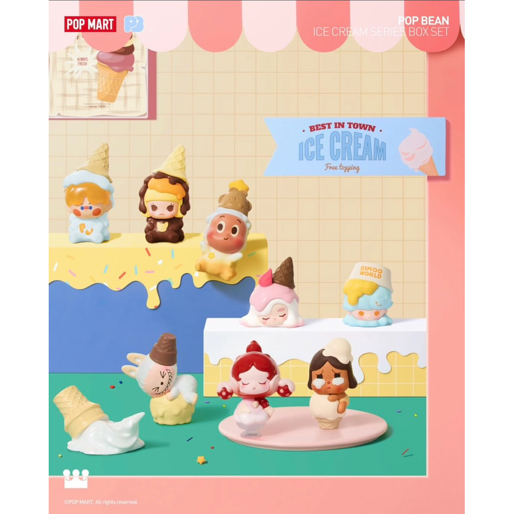 Jual Popbean Ice Cream ORIGINAL POPMART | Shopee Indonesia