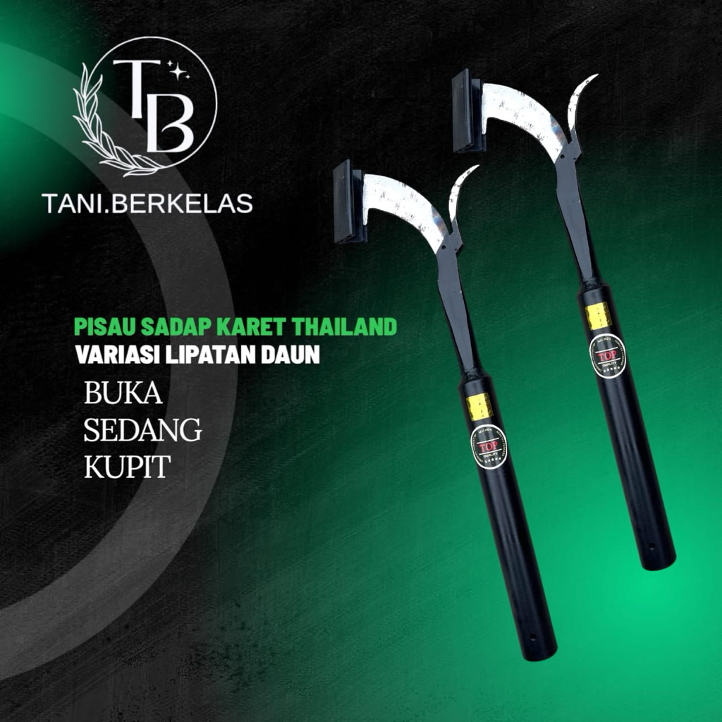 Jual pisau deres sadap karet Thailand baut dompeng ORIGINAL NO. 1 siap ...