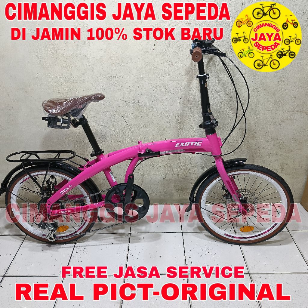 Jual SEPEDA LIPAT 20 INCH EXOTIC MURAH BERKUALITAS SESUAI FOTO DI ATAS ...