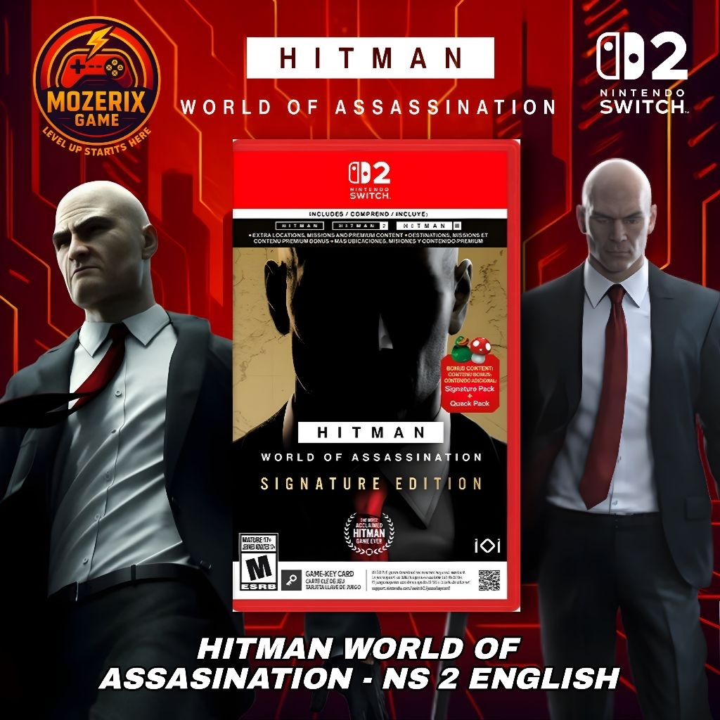 Jual Hitman World's Of Assassination Signature Edition Nintendo Switch 2 Original | Shopee Indonesia