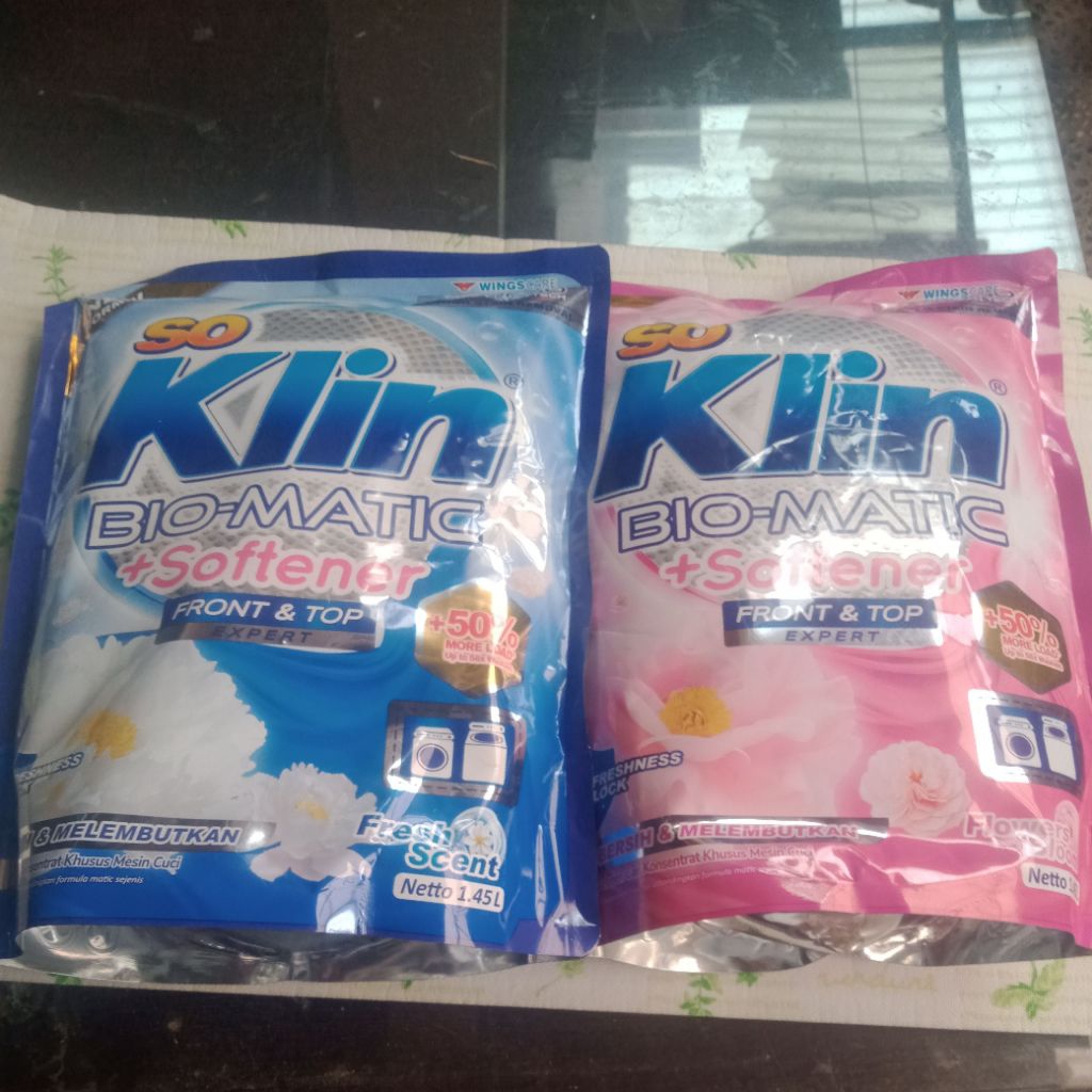Jual SOKLIN BIO-MATIC+SOFTENER FRONT & TOP 1.45 L | Shopee Indonesia