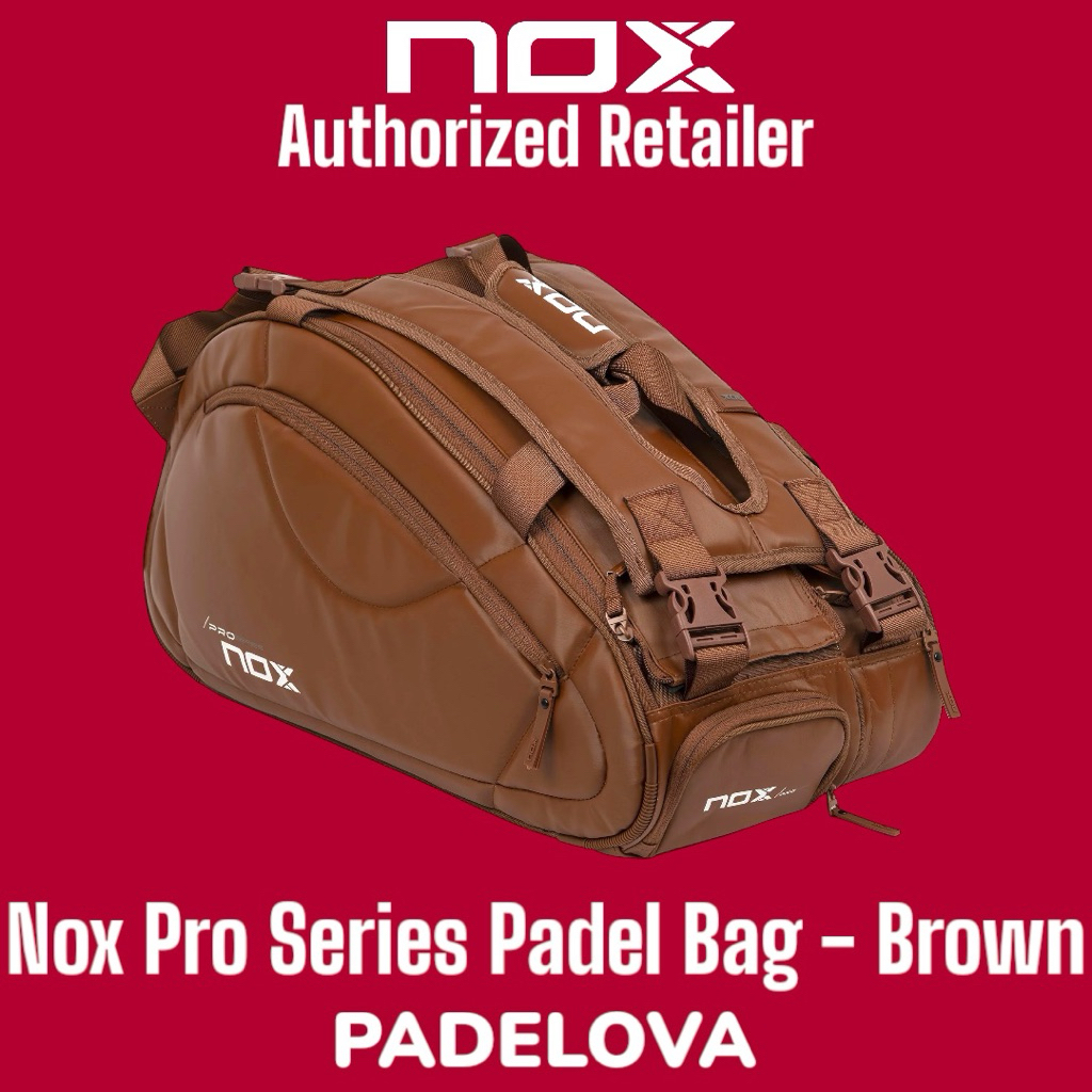 Jual NOX Pro Series Padel Bag – Brown – Tas Padel Thermal Premium l Tas ...
