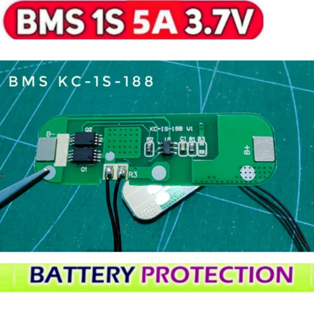 Jual BMS 1S 5A 3.7V 18650 Battery Lithium Protection | Shopee Indonesia