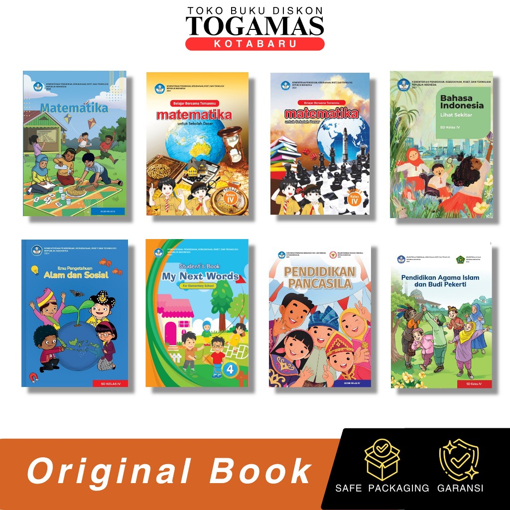 Jual Sd / Mi Kelas 4 Buku Teks Kementrian Kurikulum Merdeka | Shopee ...