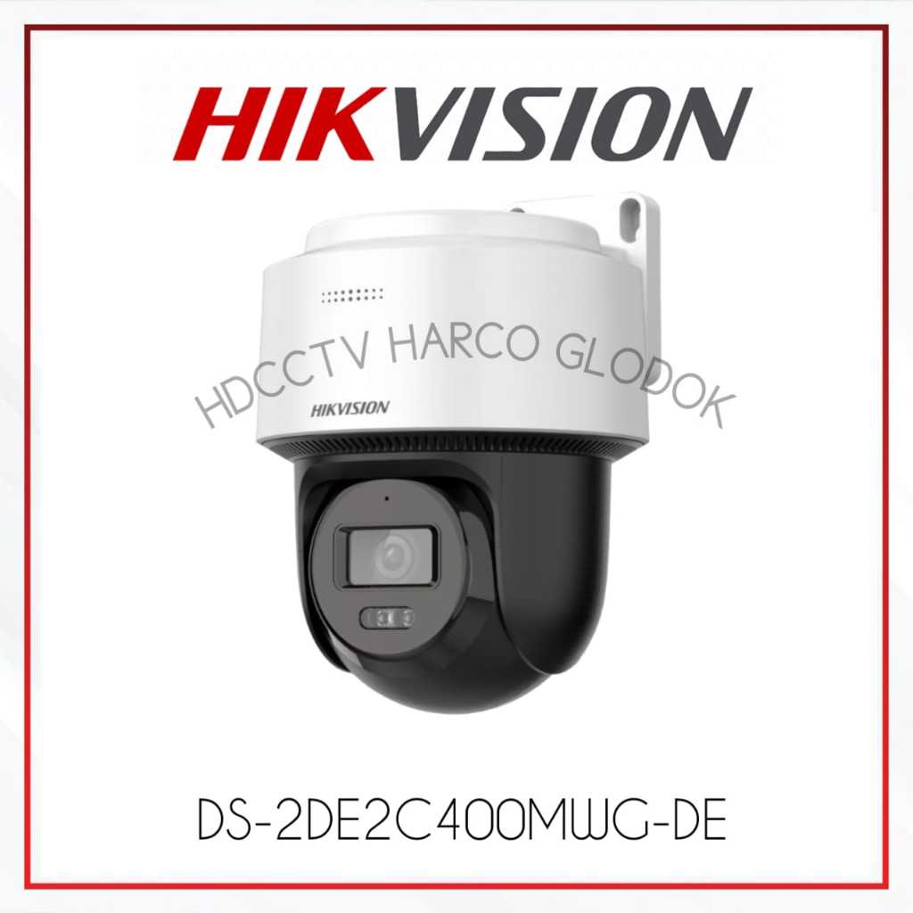Jual DS-2DE2C400MWG-DE Hikvision 2-inch 4 MP IR Mini PT Dome Network Camera/two-way Audio/Human ...