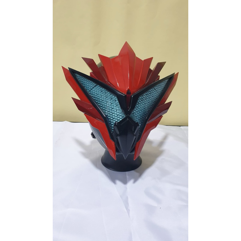 Jual helm kamen rider jin burning falcon resin | Shopee Indonesia