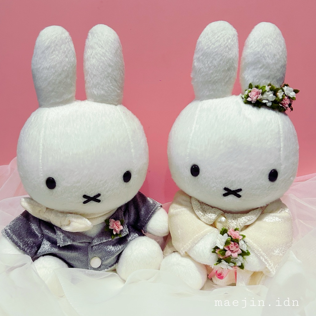 Jual MIFFY WEDDING MIFFY Couple Plush Boneka Miffy | Shopee Indonesia