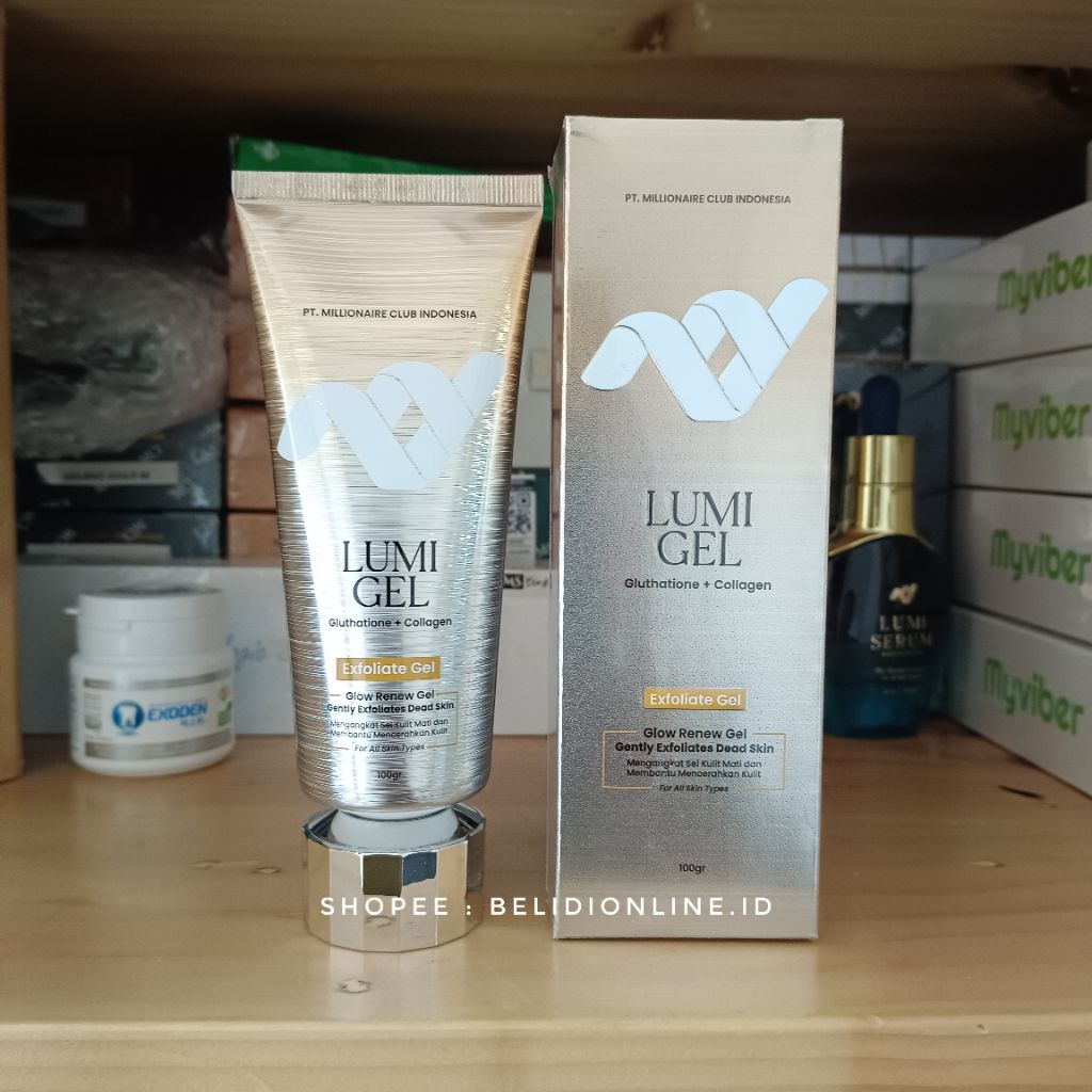 Jual LUMI GEL EXFOLIATE GEL 1 TUBE 100ML PENGANGKAT SEL KULIT MATI ...