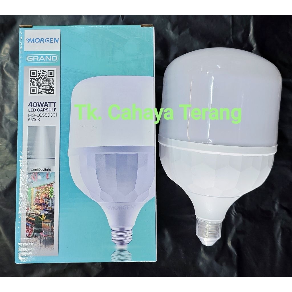 Jual Morgen Lampu Led 40Watt Cahaya Putih 6500k Bergaransi 1 Tahun | Shopee Indonesia