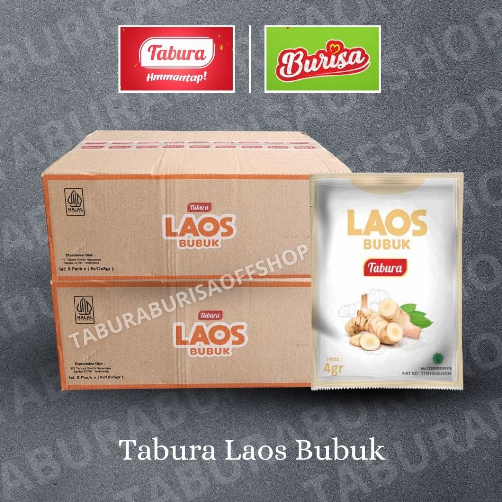 Jual TABURA Laos Bubuk (DOS-CARTON) | Shopee Indonesia