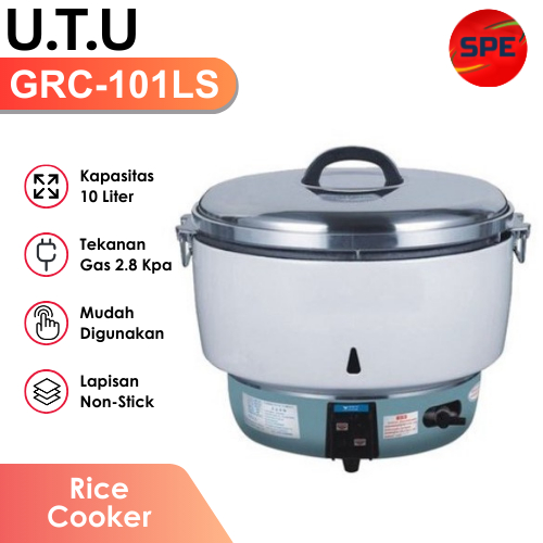 Jual RICE COOKER GAS UTU KAPASITAS 10 LITER GRC-101LS GARANSI RESMI ...