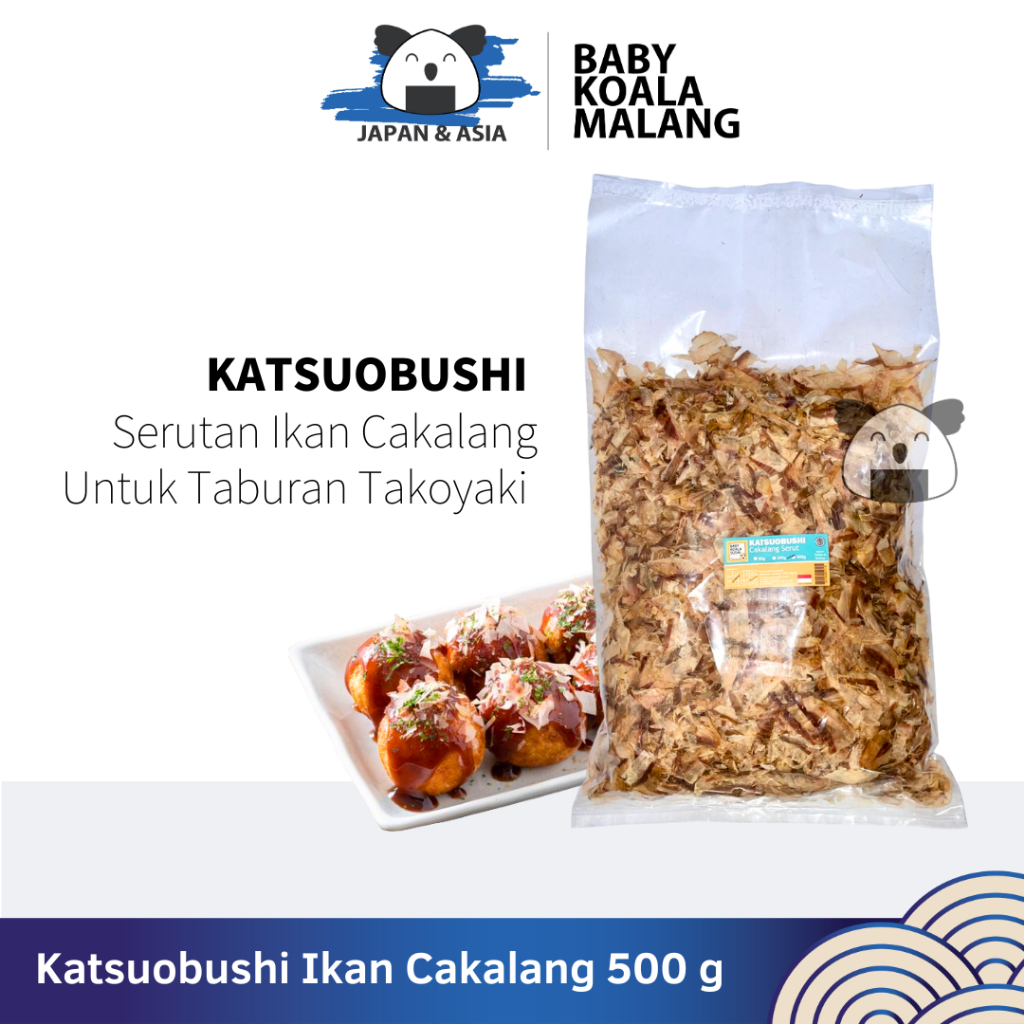 Jual KATSUOBUSHI Bonito Flakes 500 g Halal │ Taburan Takoyaki Katsuo ...