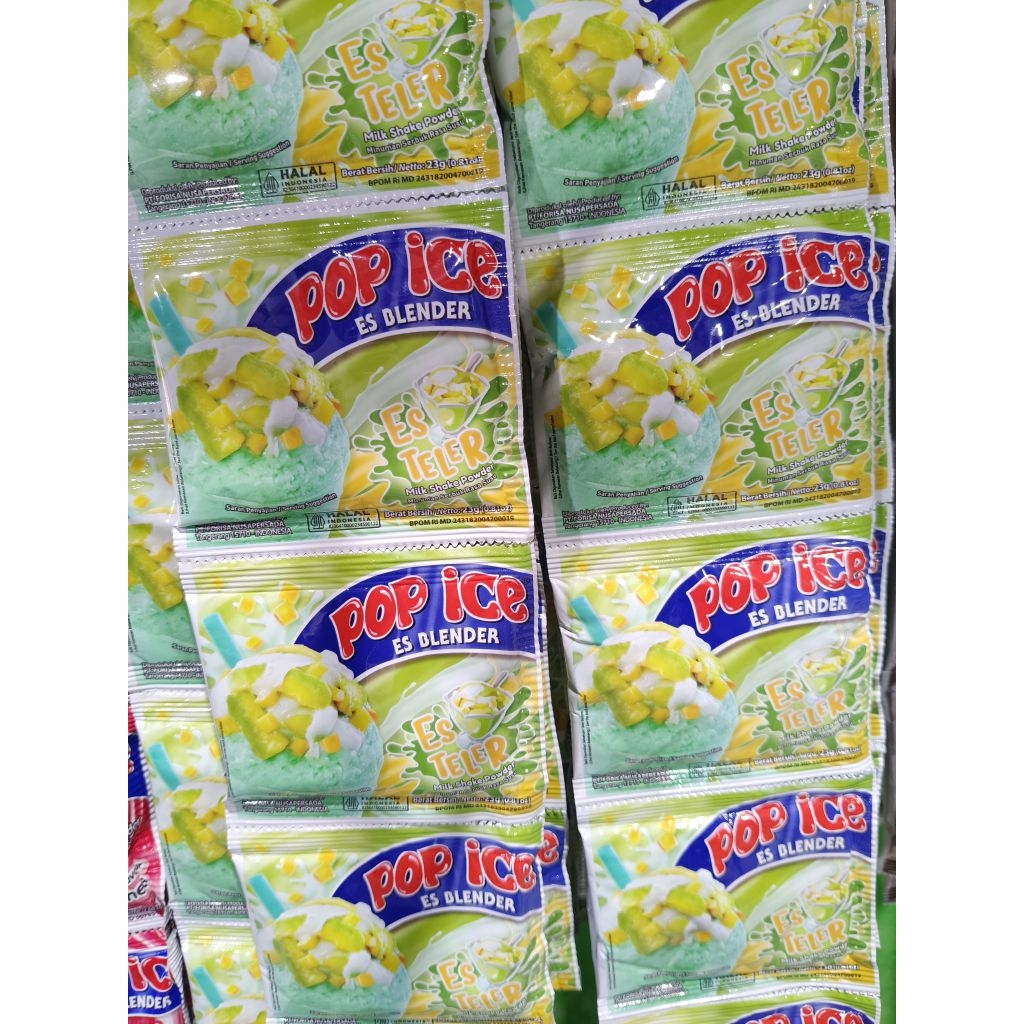 Jual Pop Ice Minuman Serbuk Instan – 1 Renteng (10 Saset) | Shopee ...