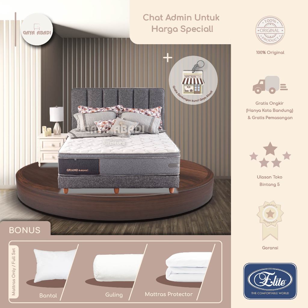 Jual Springbed Elite Grand Elegant Kasur Elite Grand Elegant Elite