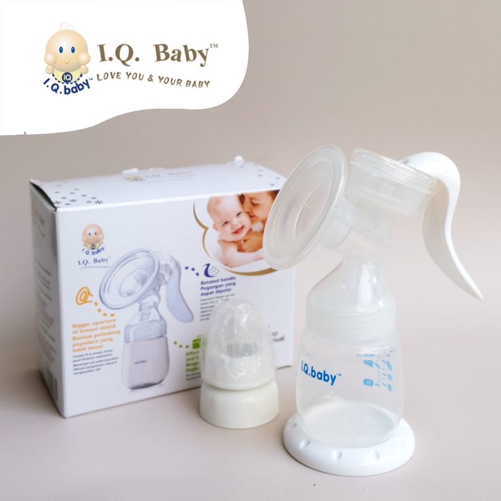 Jual Pompa ASI Manual IQ Baby Rotated Handle IQ 901 | Shopee Indonesia