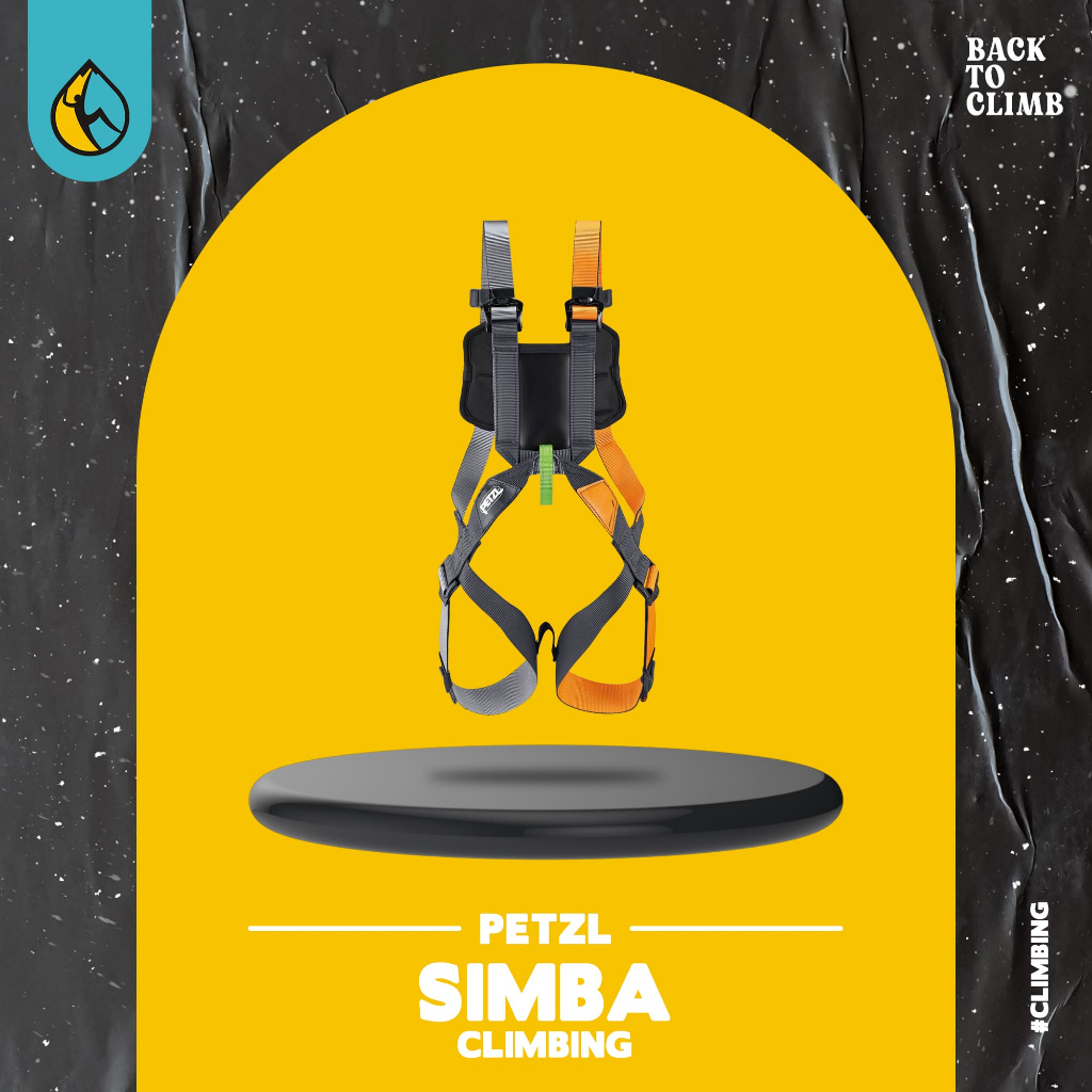 Jual Petzl SIMBA CLIMBING Safety Harness for Kids Climbing and Outbond ...