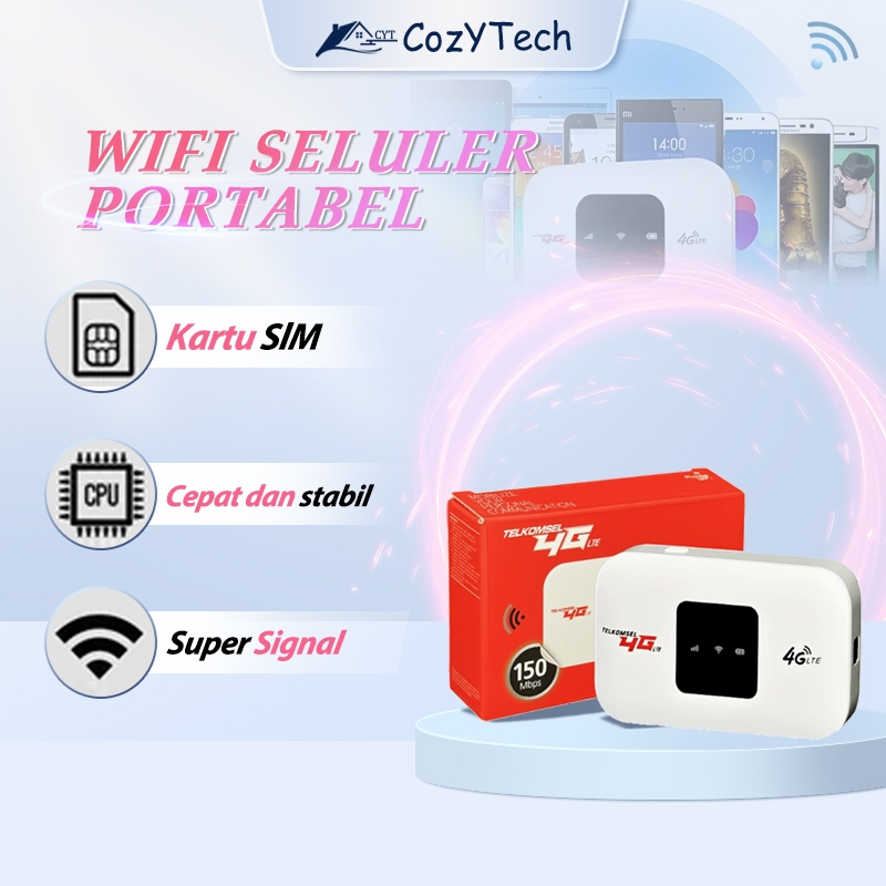 Jual Modem MIFI WIFI 4G Unlocked Operator Perdana/150Mbps 4G/5G ...