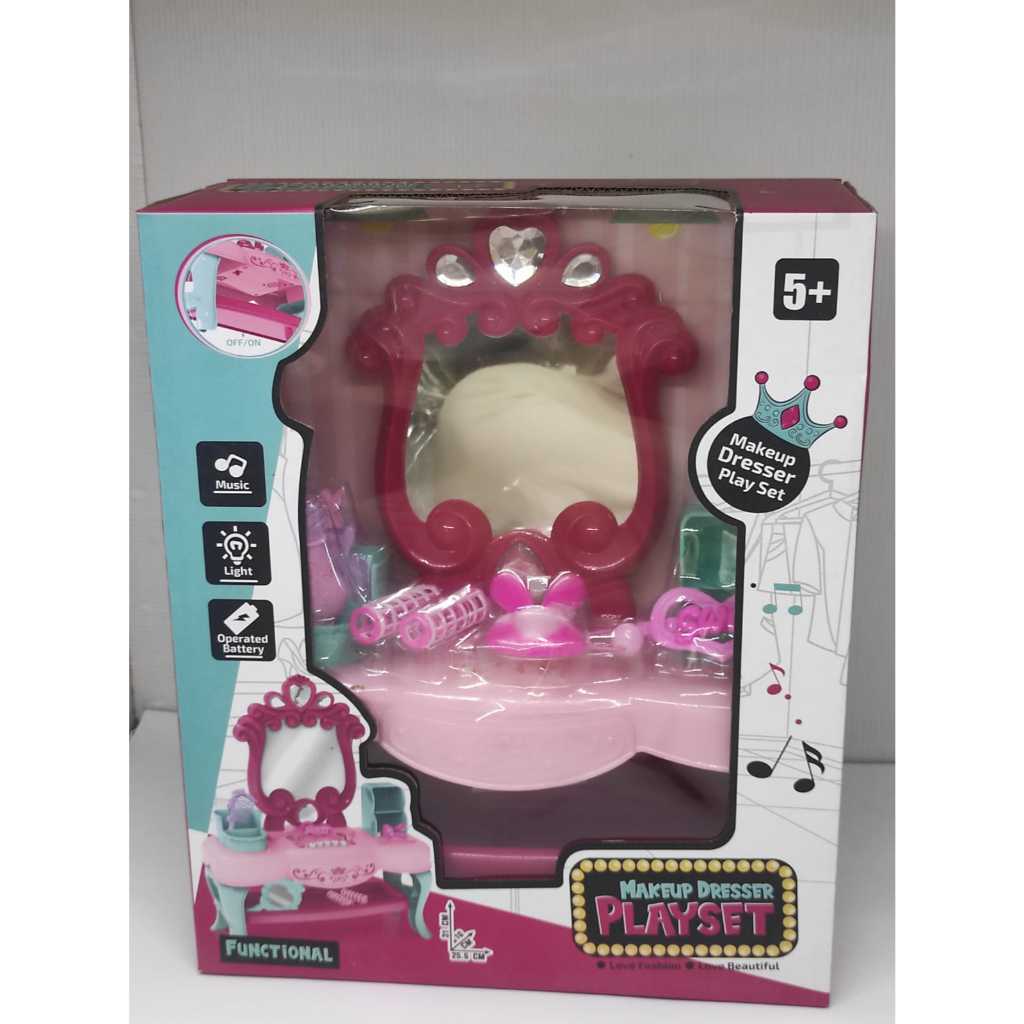 Jual Mainan Anak Meja Rias Anak Make up Glamour SET 71022-43 | Shopee ...