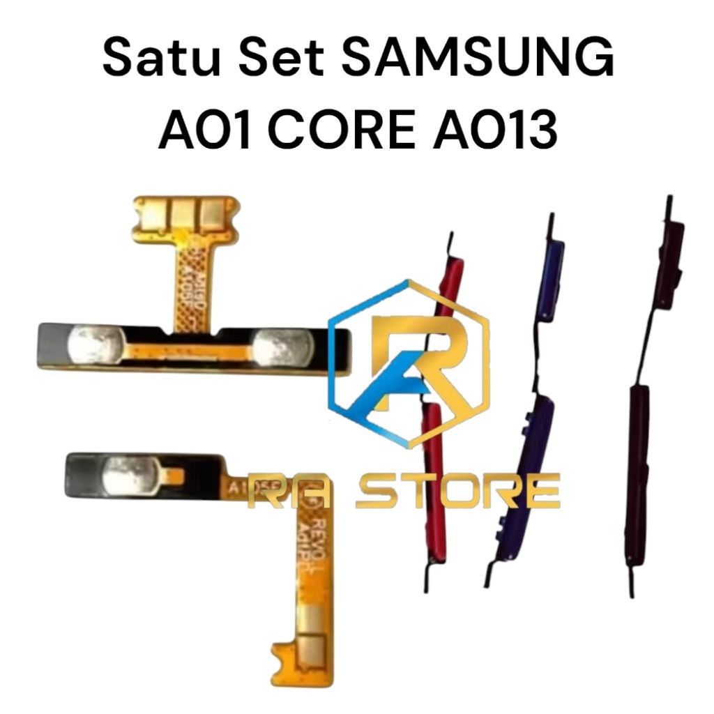 Jual Satu Set SAMSUNG A01 CORE A013 | Flexi Flexibel Flexible On Off Volume + Tombol Luar Power ...