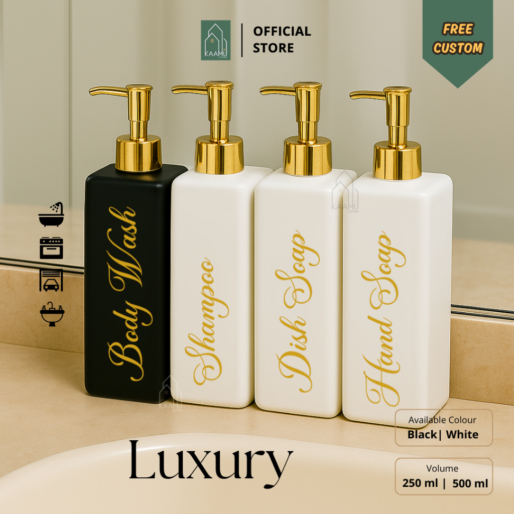 Jual KAAMU LIVING - LUXURY | Kotak HDPE 500ml 250ml - Kotak putih hitam ...