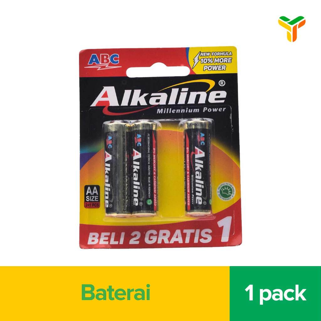 Jual Abc Alk Alkaline Millenium Power Lr 6AA 2S | Shopee Indonesia