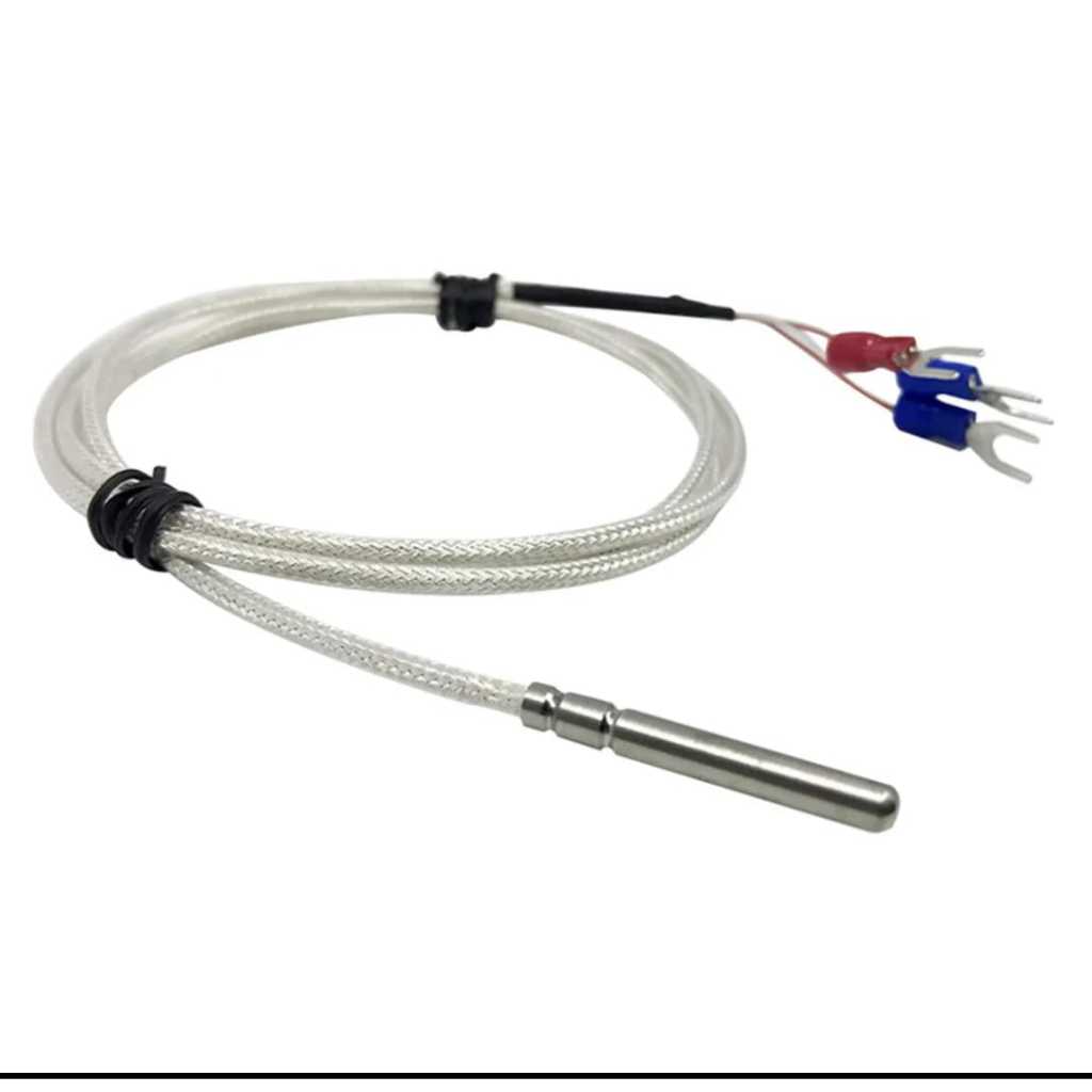 Jual RTD PT100 Class A model kabel 3 wire sensor suhu PTC thermocouple ...