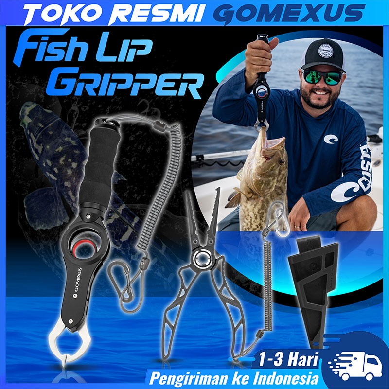 Jual 【In Stock】Gomexus Fish Lip Grip Aluminum Alloy Tang Kail Fish ...