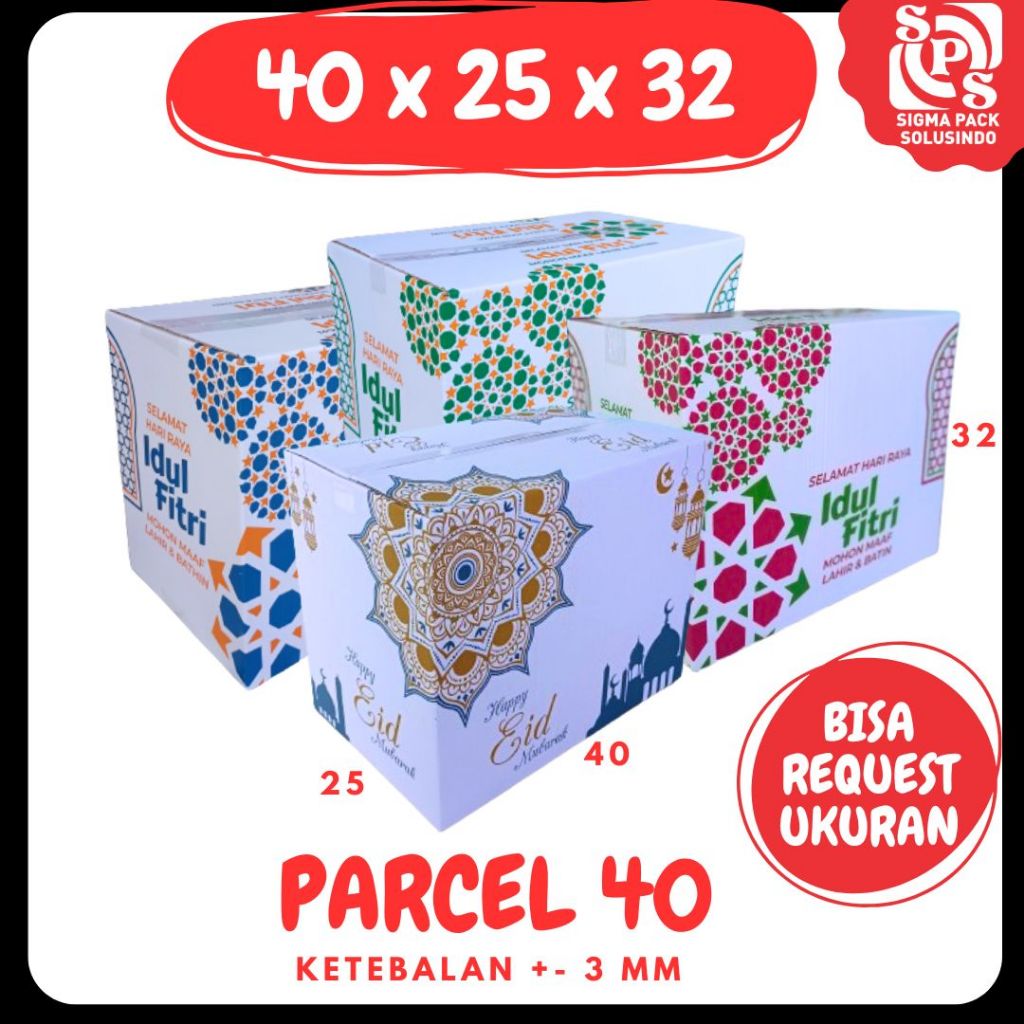 Jual Kardus Parcel 40 40x25x32 A1 Box Ied Mubarok Dus Idul Fitri ...