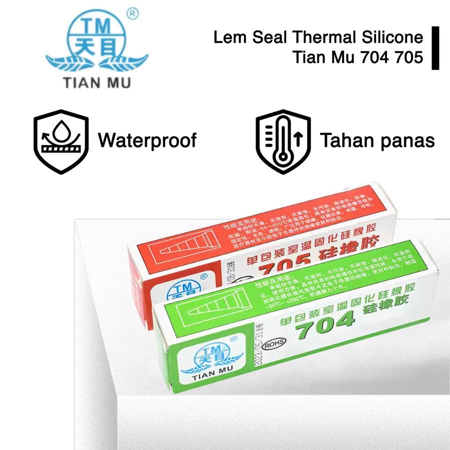 Jual Thermal Glue Conductive Silicone Grease Adhesive Sealant Paste Lem ...