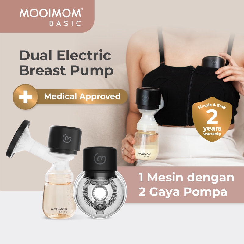 Jual MOOIMOM B9 Pro Set / Pompa Asi Electric / Handsfree Hands-on Pump / Dual Electric Breast ...