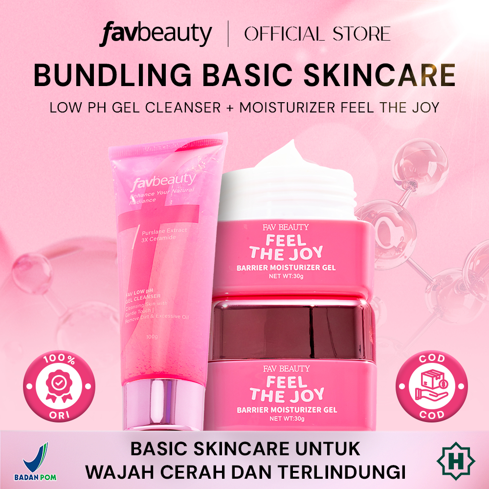 Jual [Get Free Gift] FAV Beauty Bundling Basic Skincare | Low pH Gel ...
