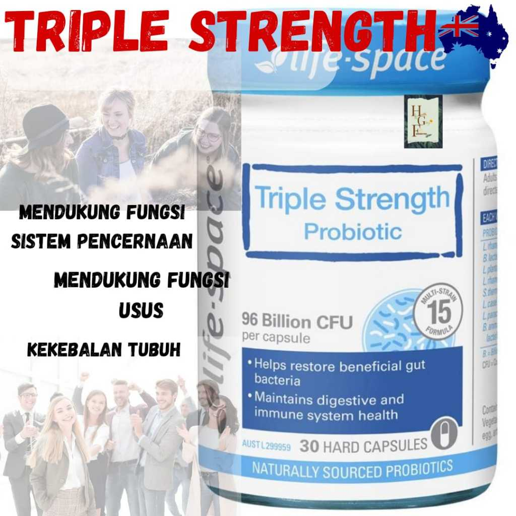 Jual life space triple strength probiotic 30 capsules | Shopee Indonesia