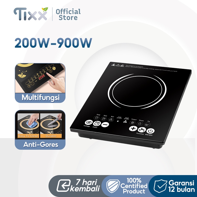 Jual TIXX Induction Stove 200W-900W Kompor Listrik Induction cooker Low ...