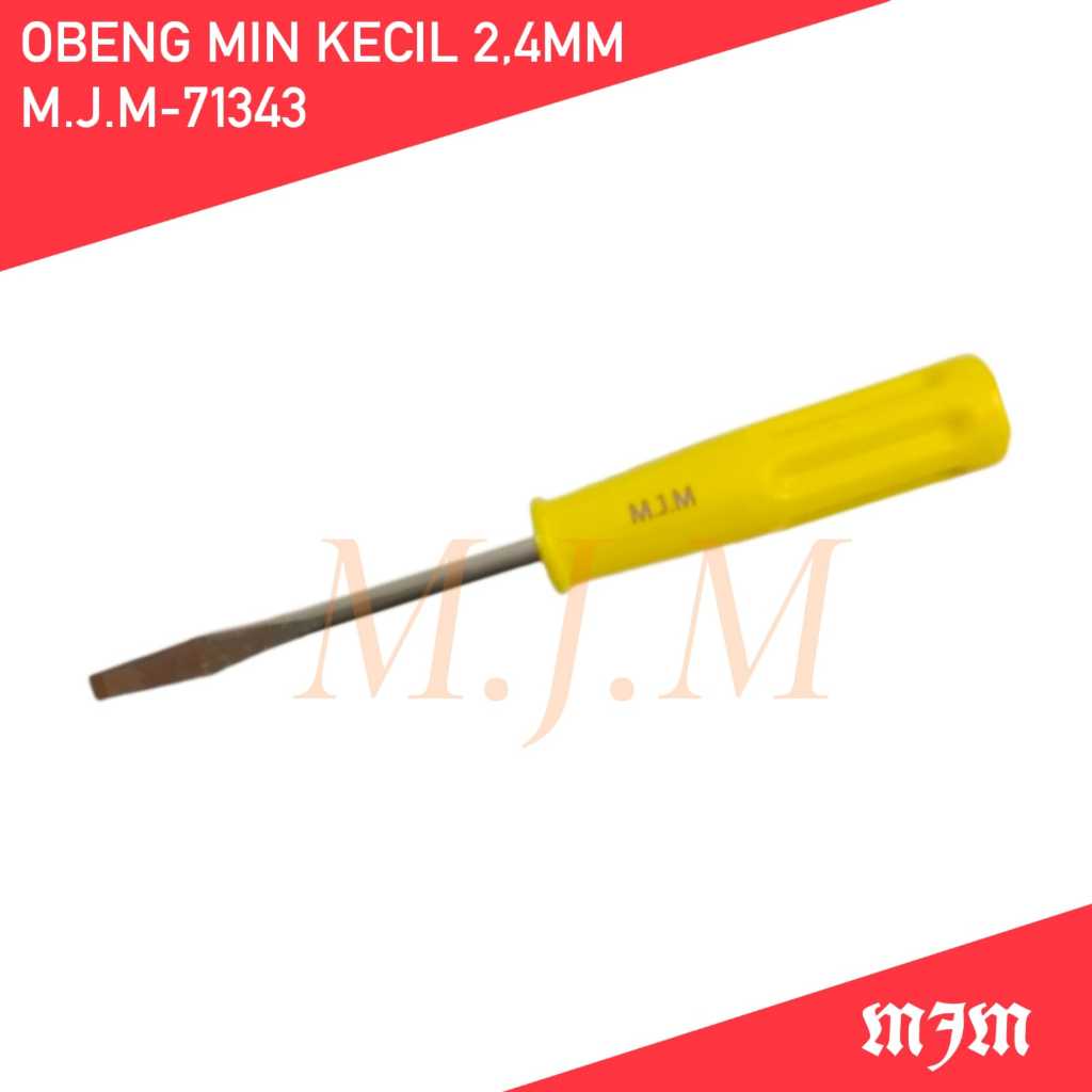 Jual Obeng Min Kecil Kuning 2.4MM / Obeng Min Ujung Kecil / obeng mesin ...