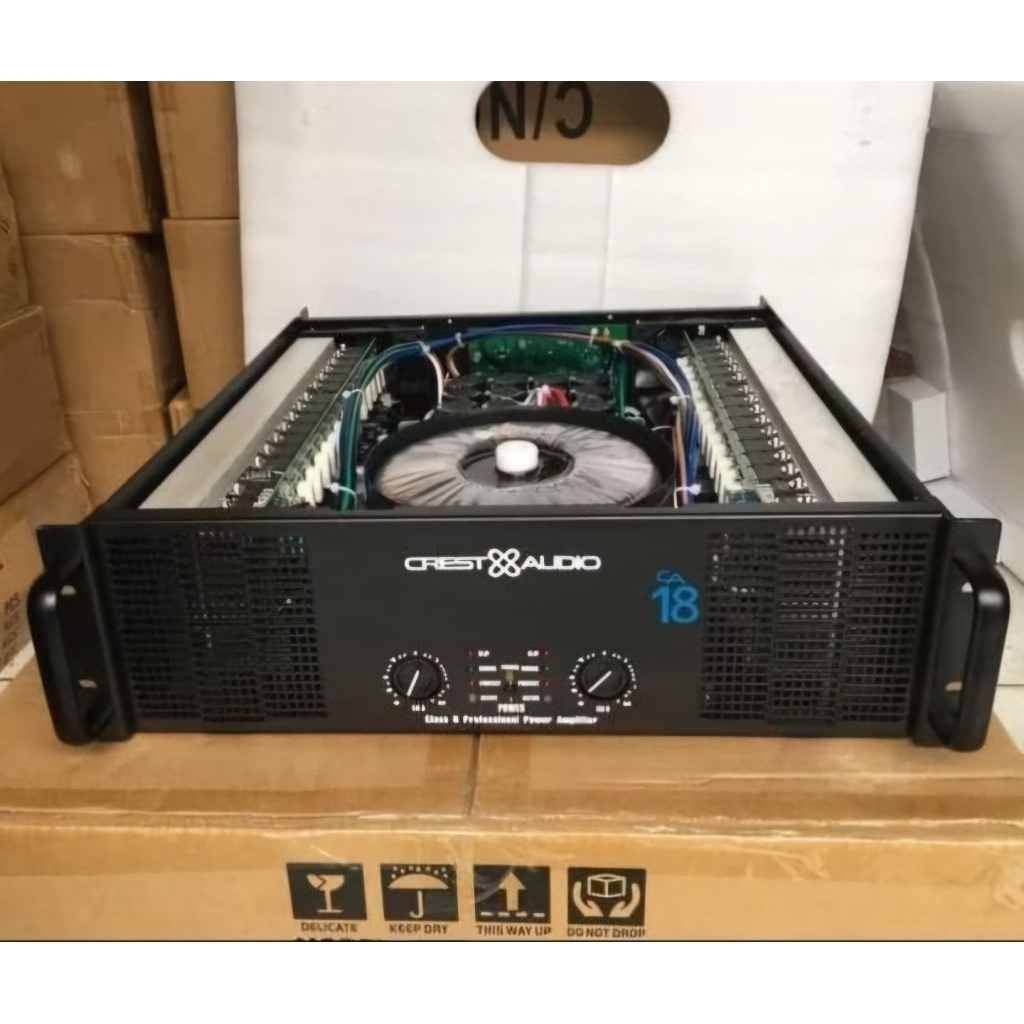 Jual MURAH BERKUALITAS Power Amplifier Crest Audio CA18/ CA 18 Body ...