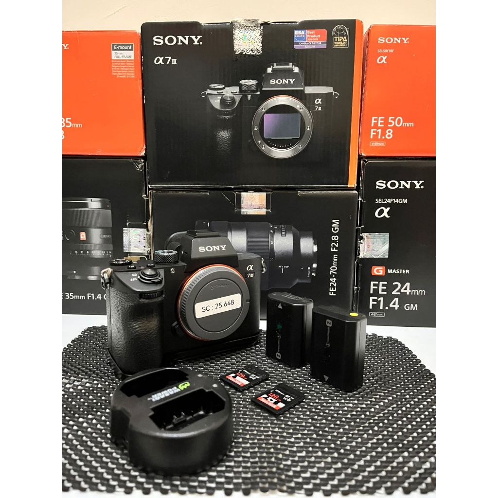 Jual Sony A7III Mulus Fullset (SC 26k) | Shopee Indonesia