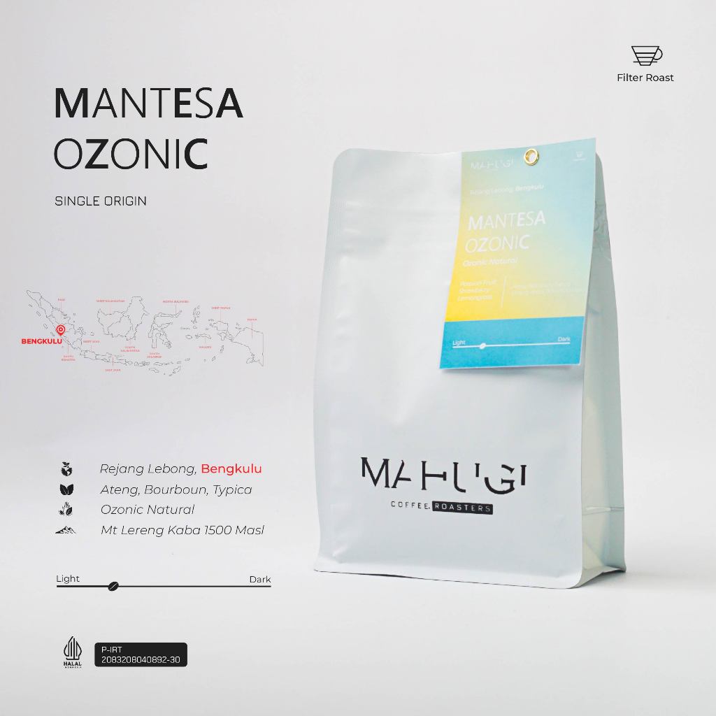 Jual Mahugi Coffee Mantesa Ozonic - Natural Ozonic - Biji Kopi Arabika ...